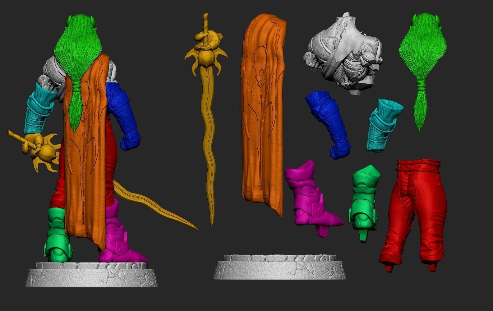 KAIN BY CREATIVE GEEK MB 3D model 3D printable | CGTrader