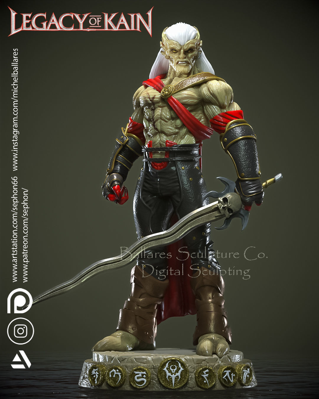 KAIN BY CREATIVE GEEK MB 3D model 3D printable | CGTrader