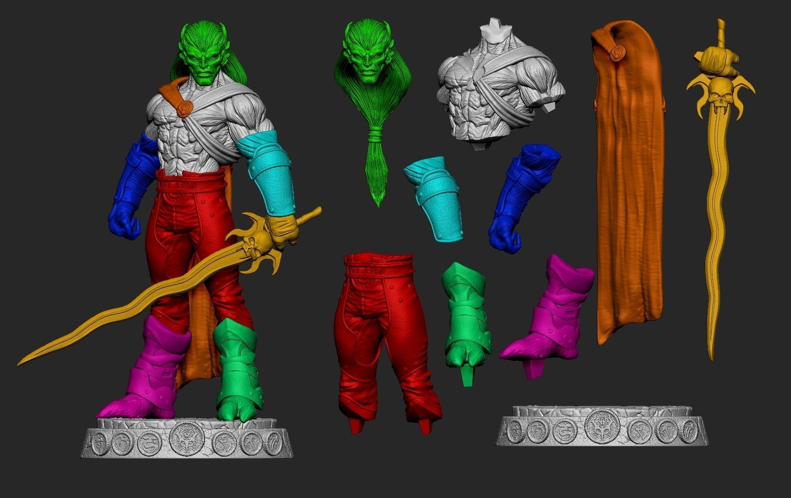 KAIN BY CREATIVE GEEK MB 3D model 3D printable | CGTrader