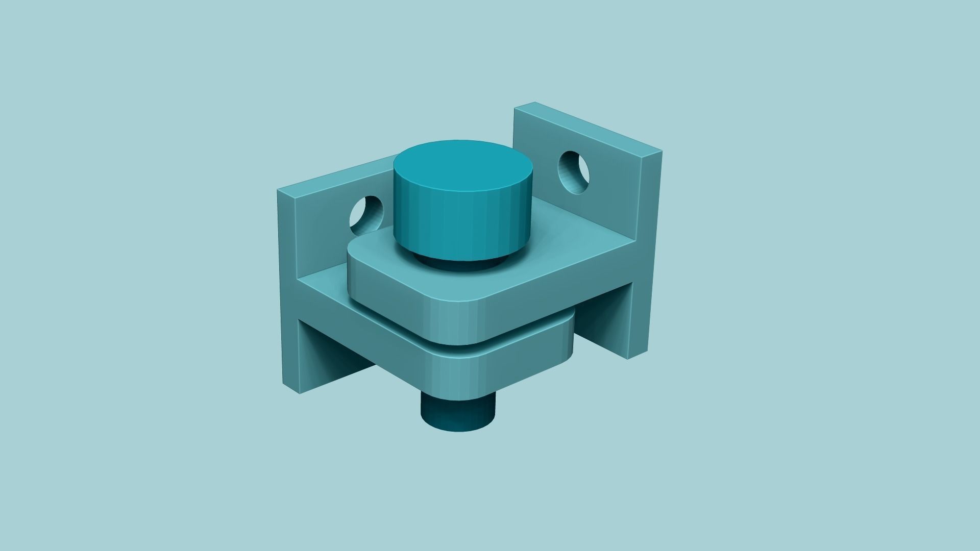 Simple Locker Window Door STL - Lock Set 3D model 3D printable | CGTrader