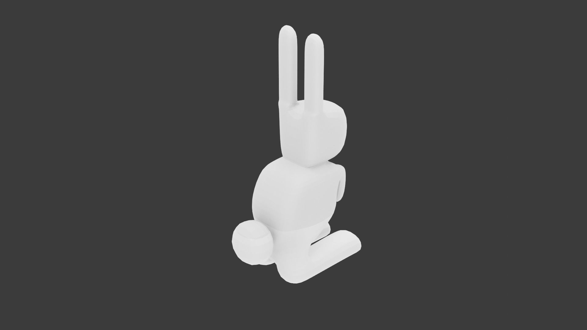 3D model Low Poly Bunny Base Mesh VR / AR / low-poly | CGTrader