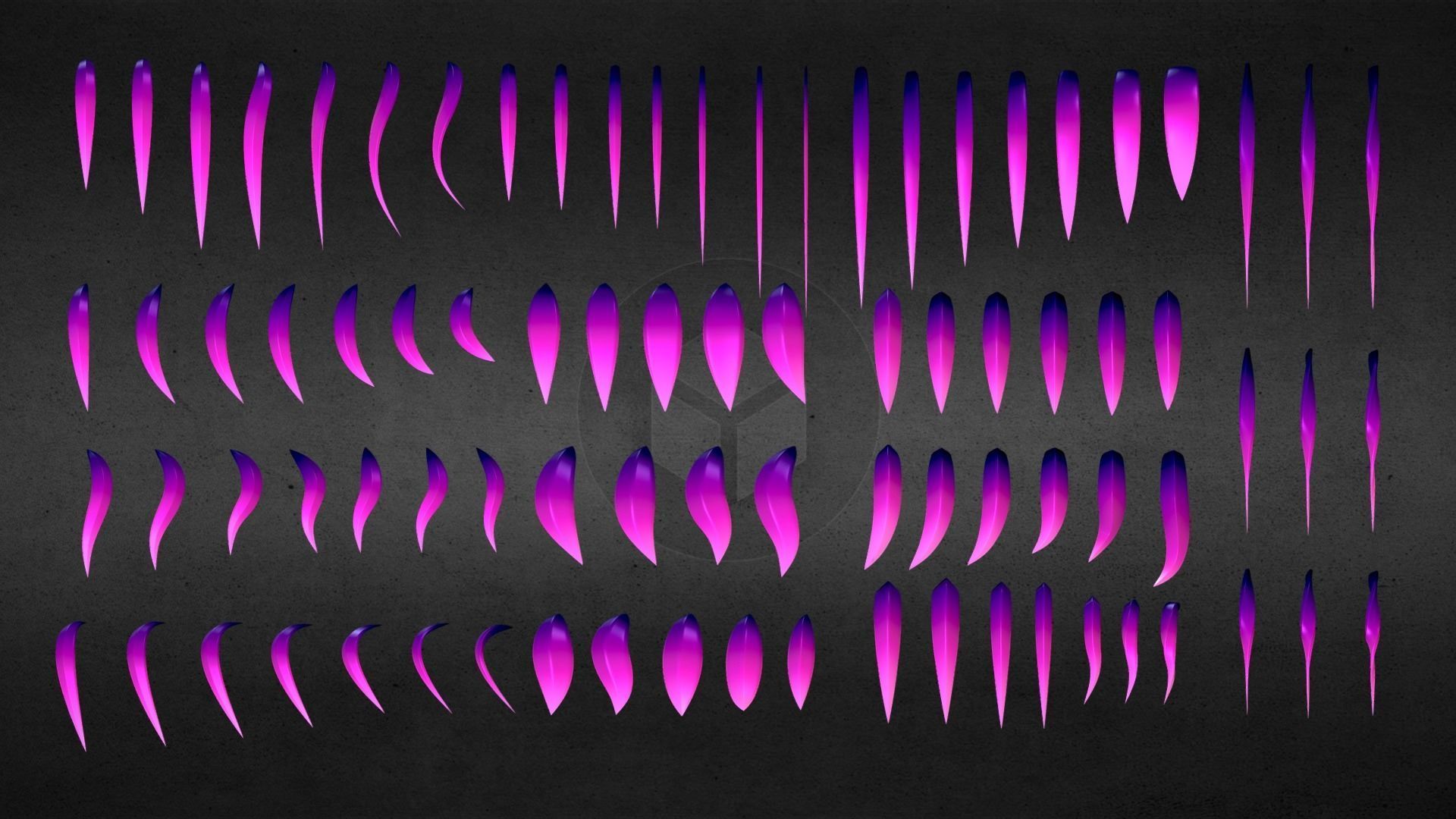 Hair curve meshes 3D model | CGTrader