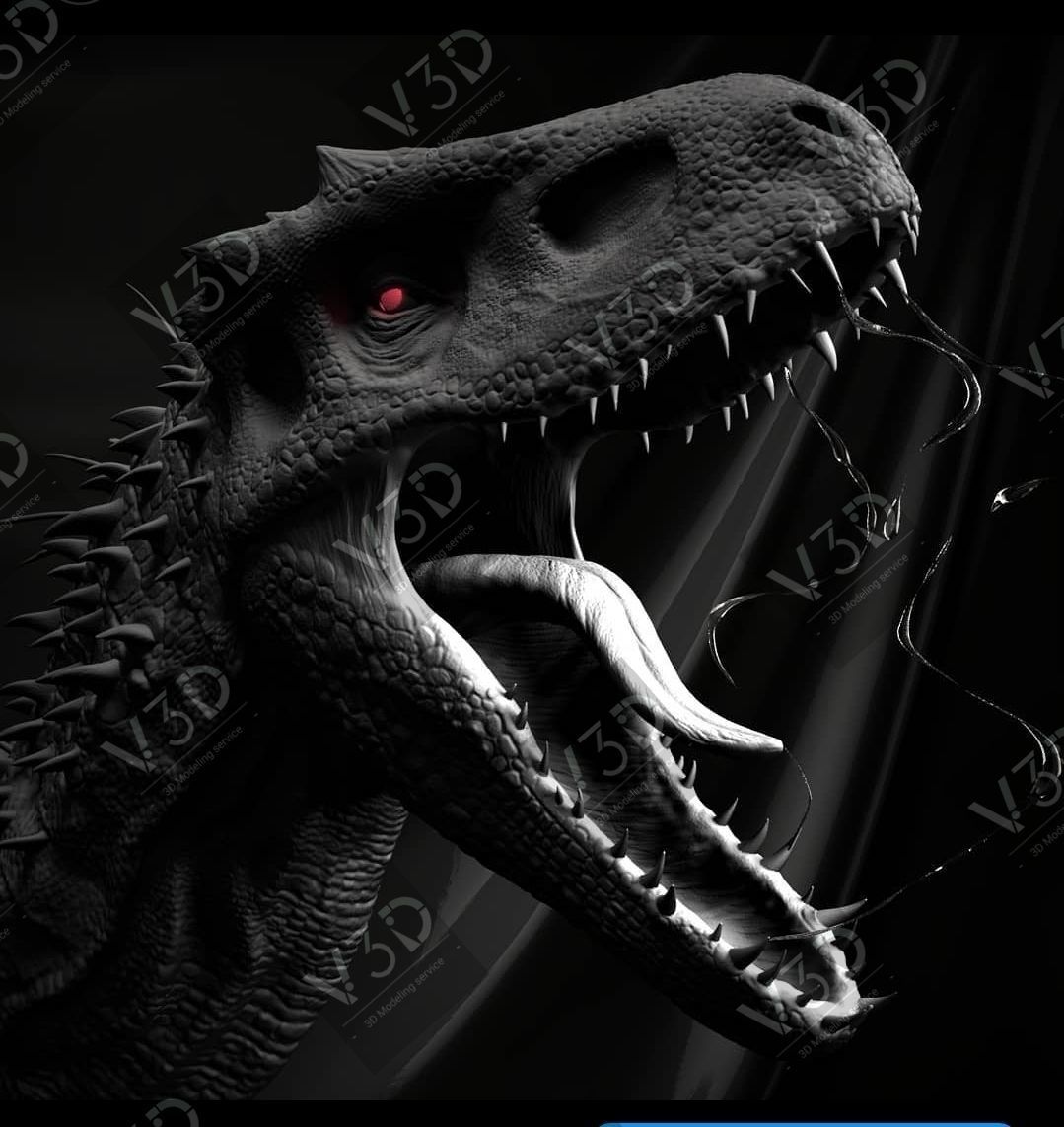 Indominus Rex - Jurassic World - V3D 3D model 3D printable | CGTrader