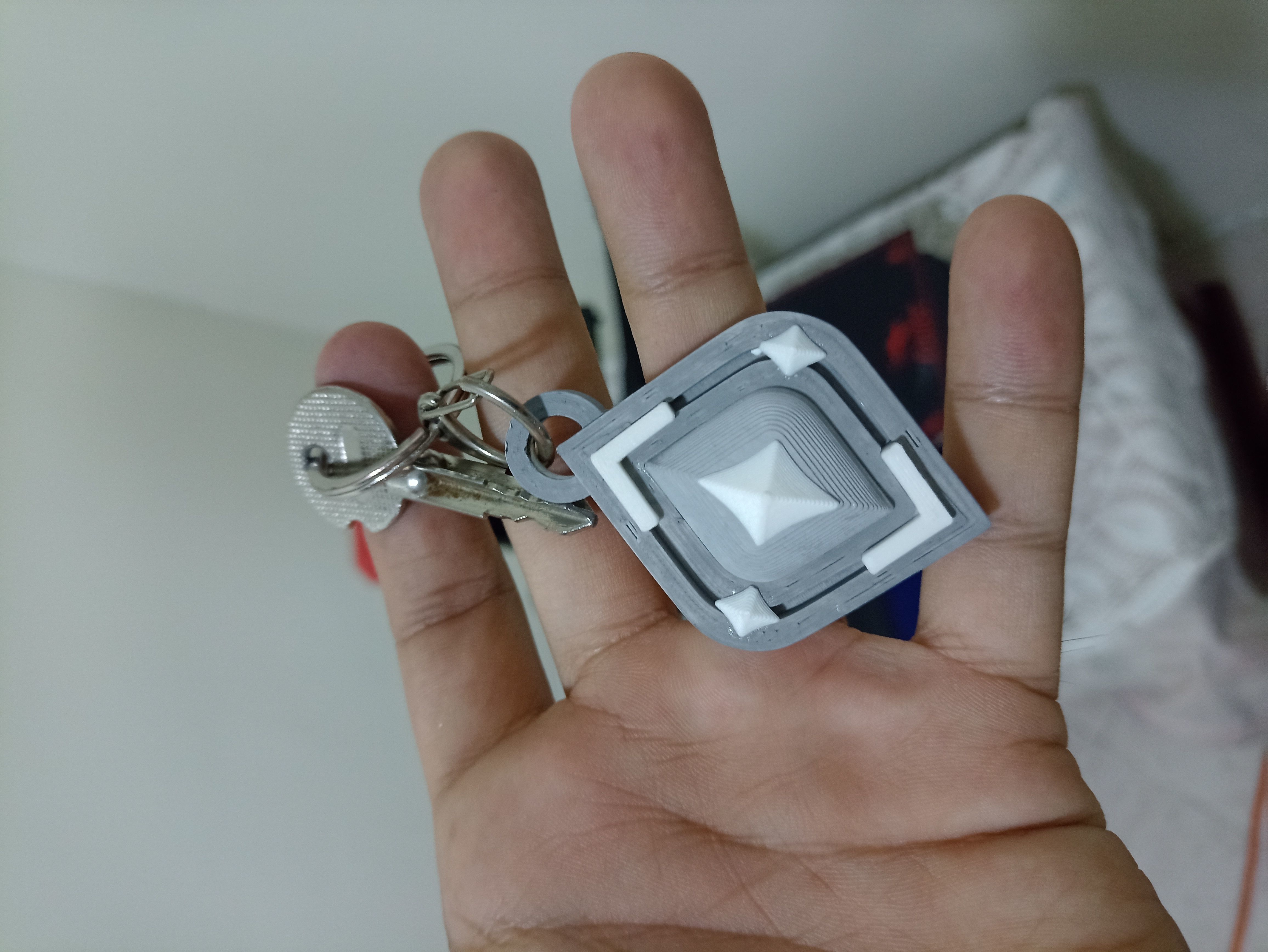 VALORANT RANK KEYCHAIN 3D model 3D printable | CGTrader