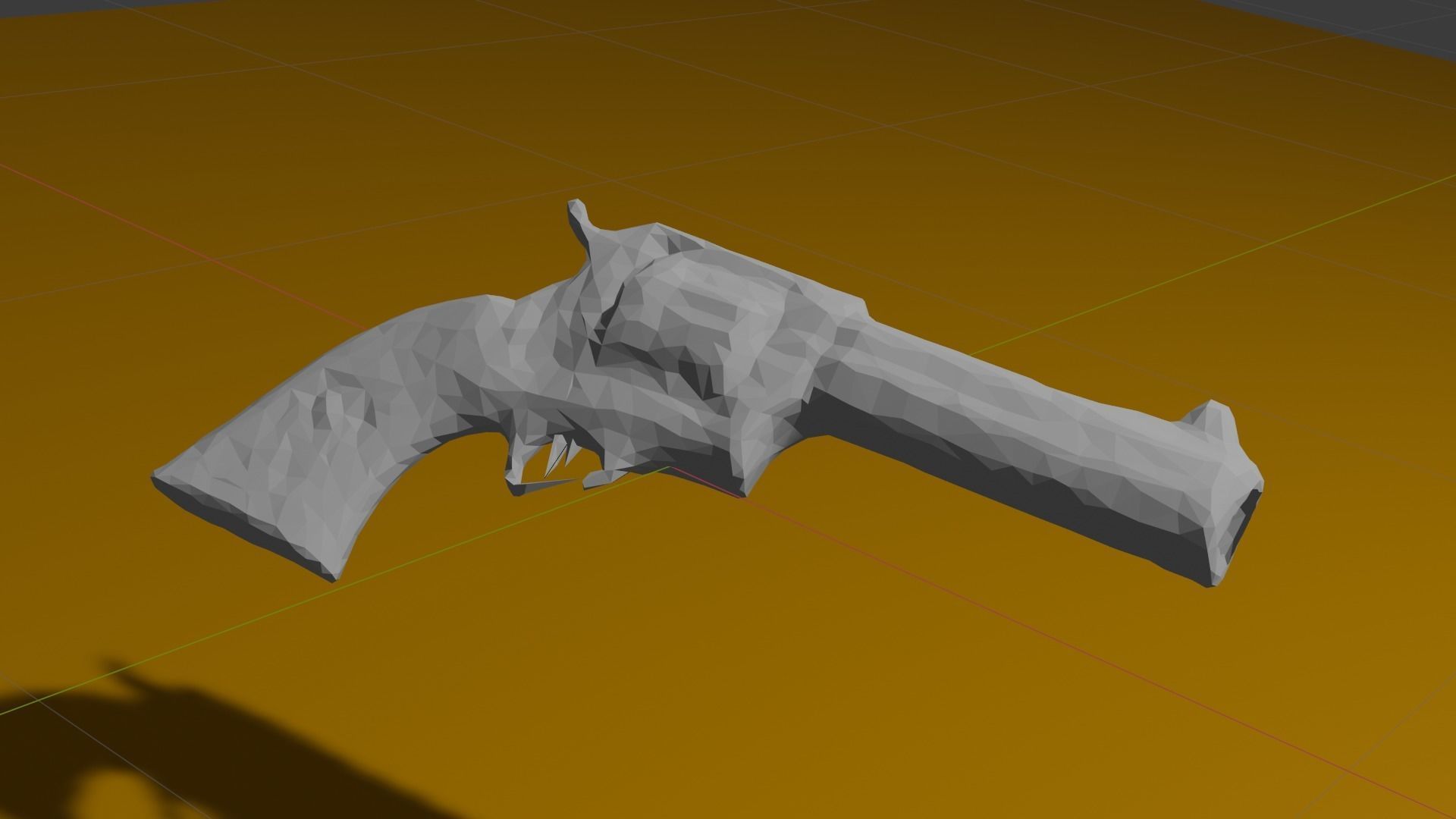 Low Polly Revolver free VR / AR / low-poly 3D model | CGTrader