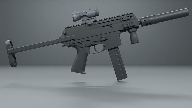 gun model 3D model | CGTrader