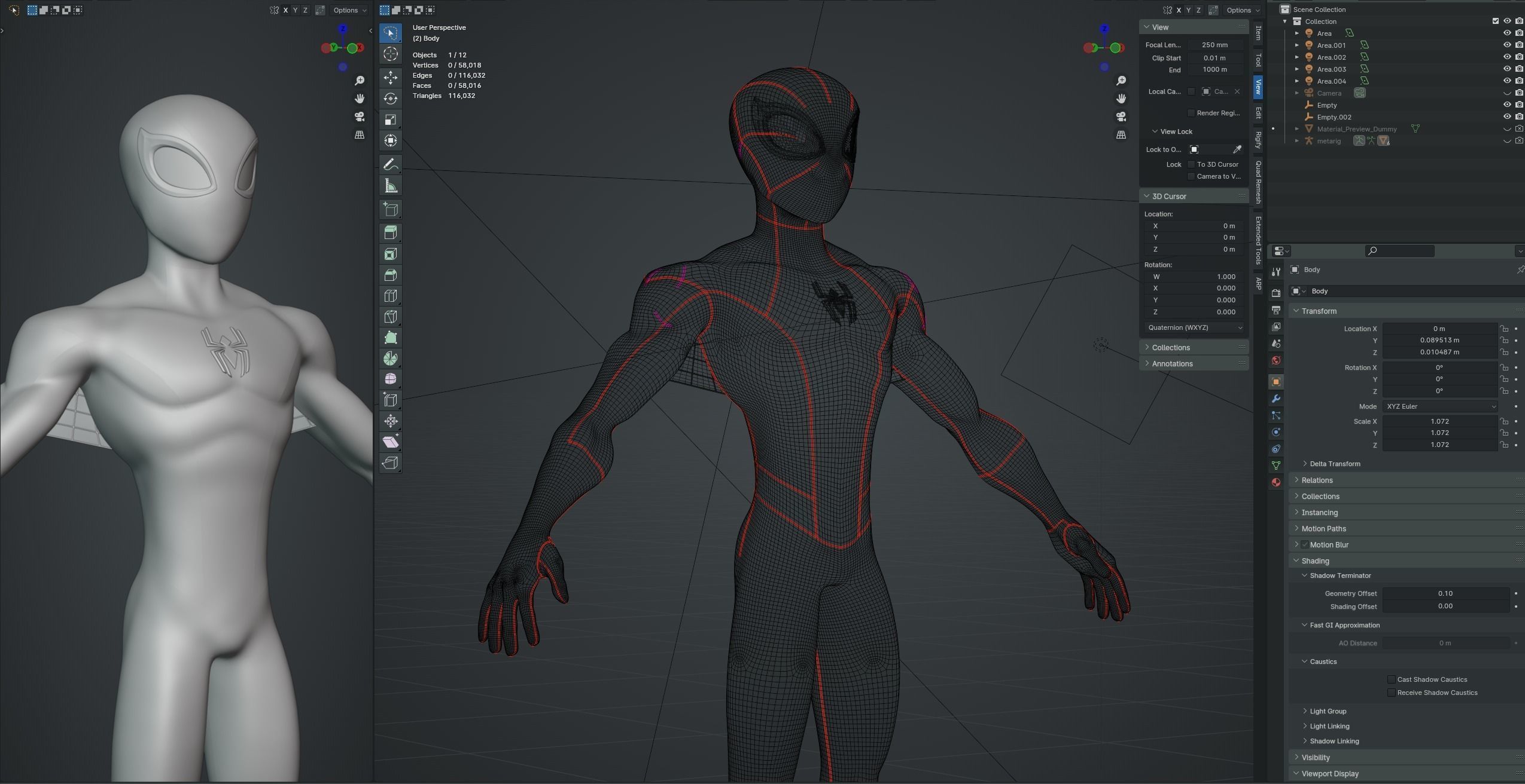 3D model Hyperreal Spectacular Spider-Man 3D Model VR / AR / low-poly ...