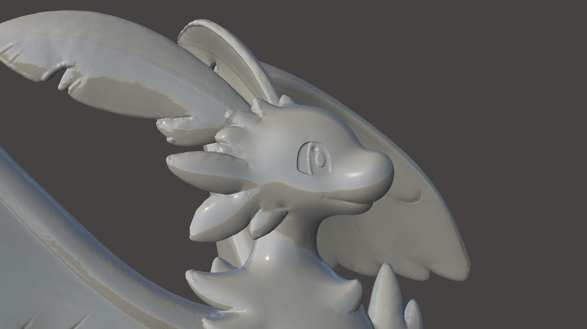 QUIVERN PALWORLD DRAGON PAL - ULTRA DETAILED - high poly STL 3D model ...