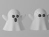 Cartoon Cute Ghost 3D model | CGTrader