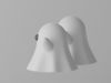 Cartoon Cute Ghost 3D model | CGTrader
