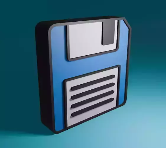 Save Icon free VR / AR / low-poly 3D model | CGTrader