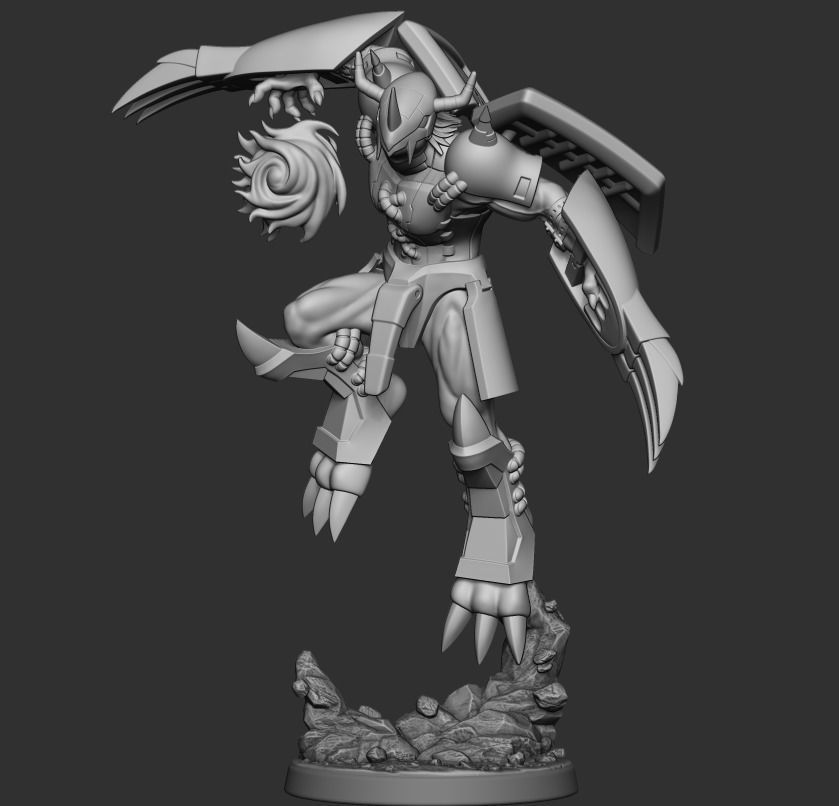 Digimon - Wargreymon 3D model 3D printable | CGTrader