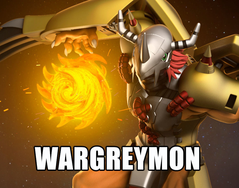 Digimon - Wargreymon 3D model 3D printable | CGTrader