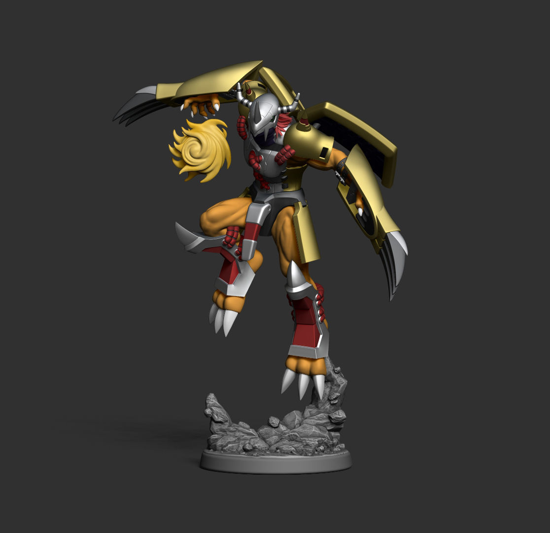 Digimon - Wargreymon 3D model 3D printable | CGTrader