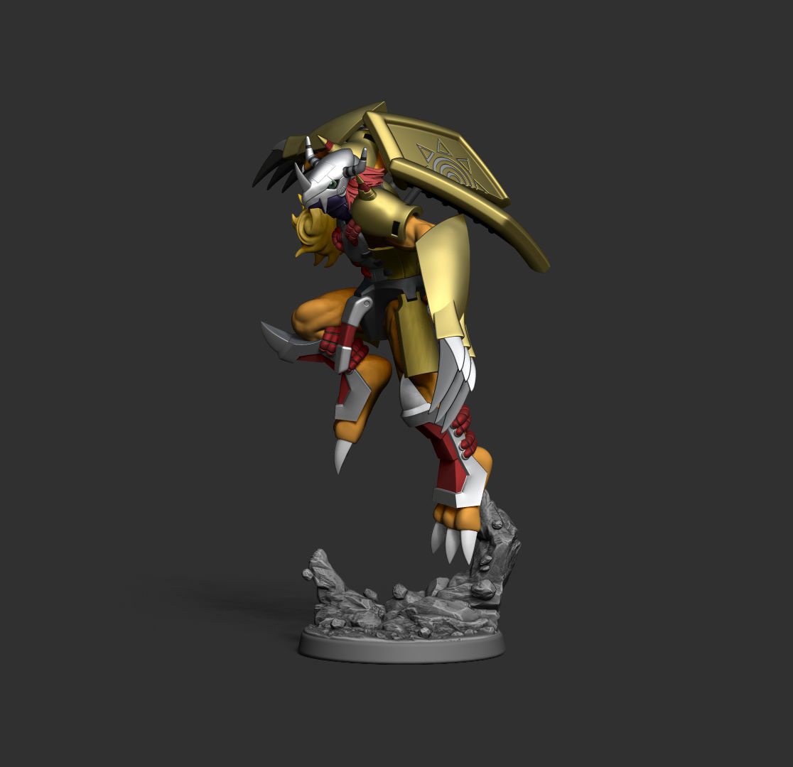 Digimon - Wargreymon 3D model 3D printable | CGTrader