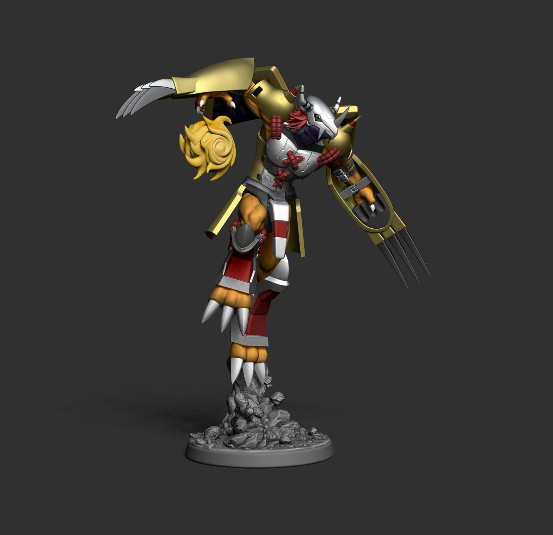 Digimon - Wargreymon 3D model 3D printable | CGTrader