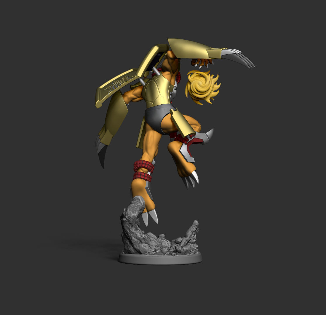 Digimon - Wargreymon 3D model 3D printable | CGTrader