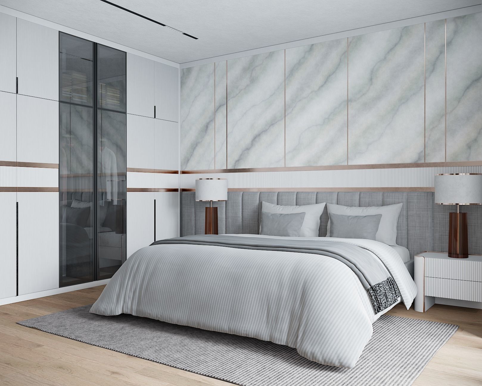 Realistic Bedroom Scene Blender EEVEE 3D model | CGTrader