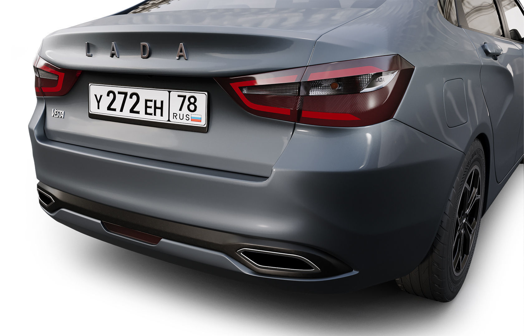3D model Lada vesta sedan 2023 VR / AR / low-poly | CGTrader