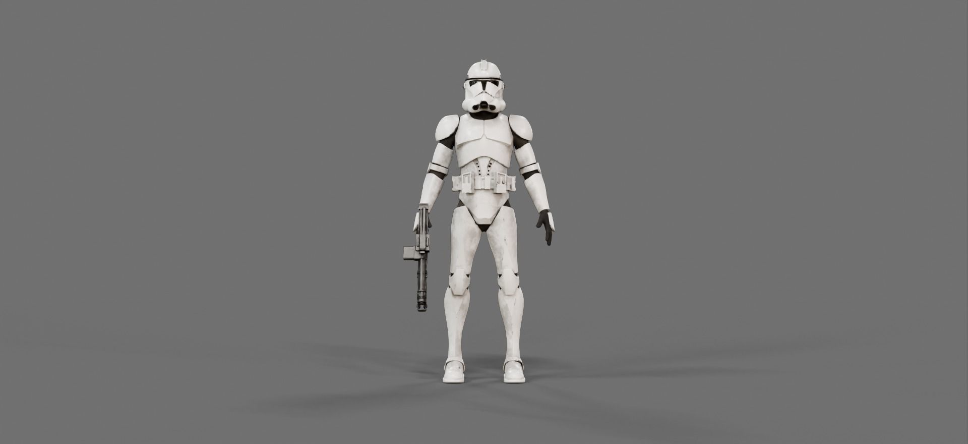 3D model Star Wars Clone Trooper Phase II VR / AR / low-poly | CGTrader