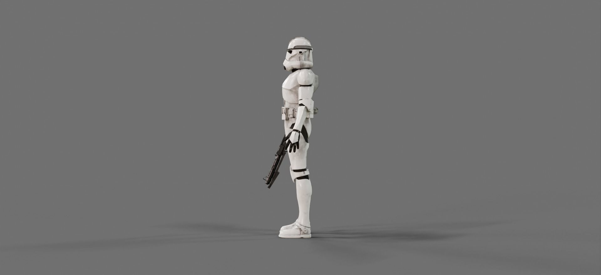 3D model Star Wars Clone Trooper Phase II VR / AR / low-poly | CGTrader