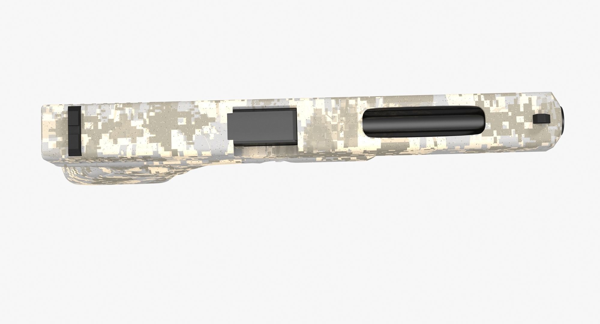 3D model Glock 34 Camouflage Grey VR / AR / low-poly | CGTrader