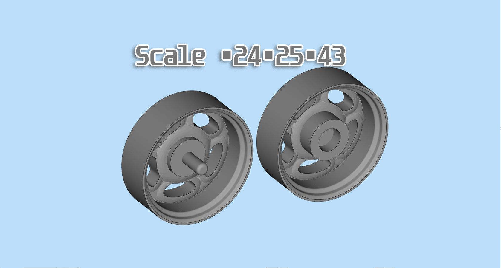 Rims and Tires ready to print STL File 3D printing wheel 3D model 3D ...