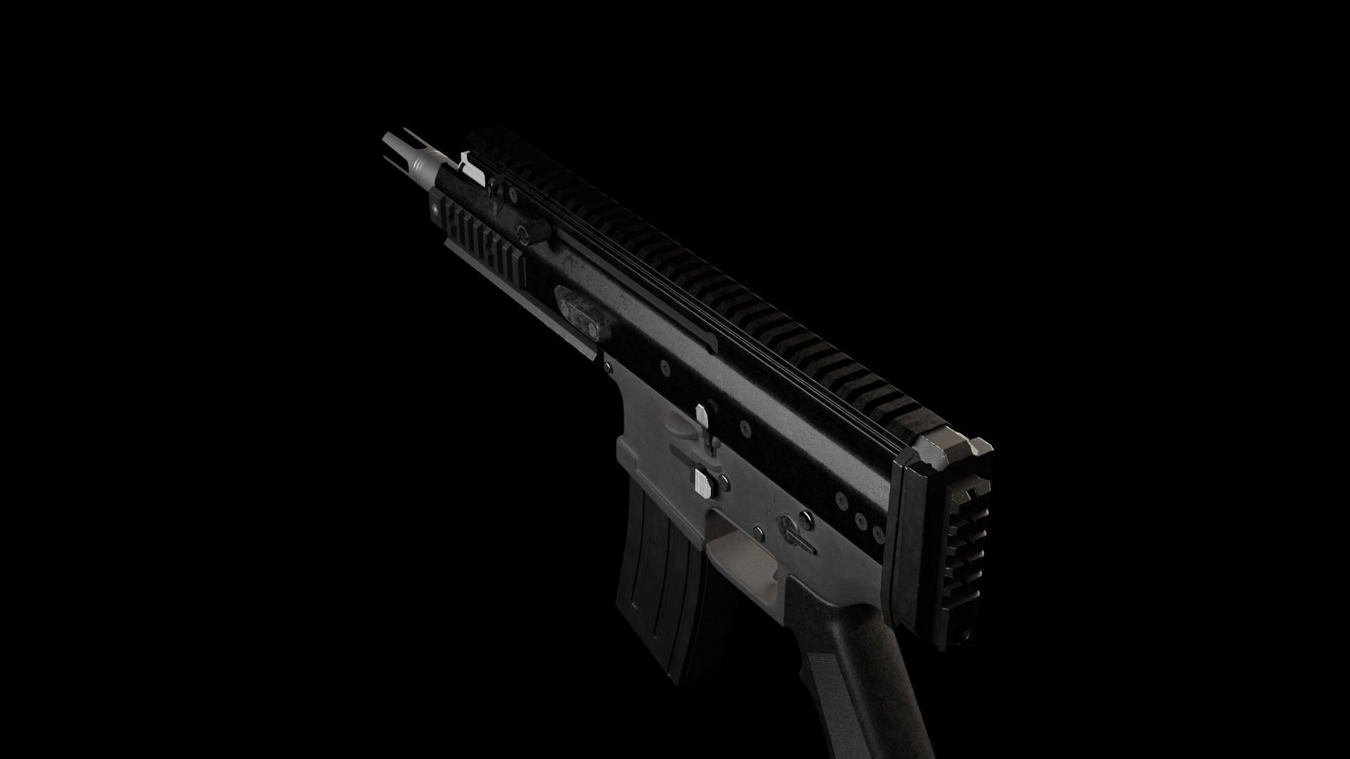 Scar-L 15P 3D model | CGTrader