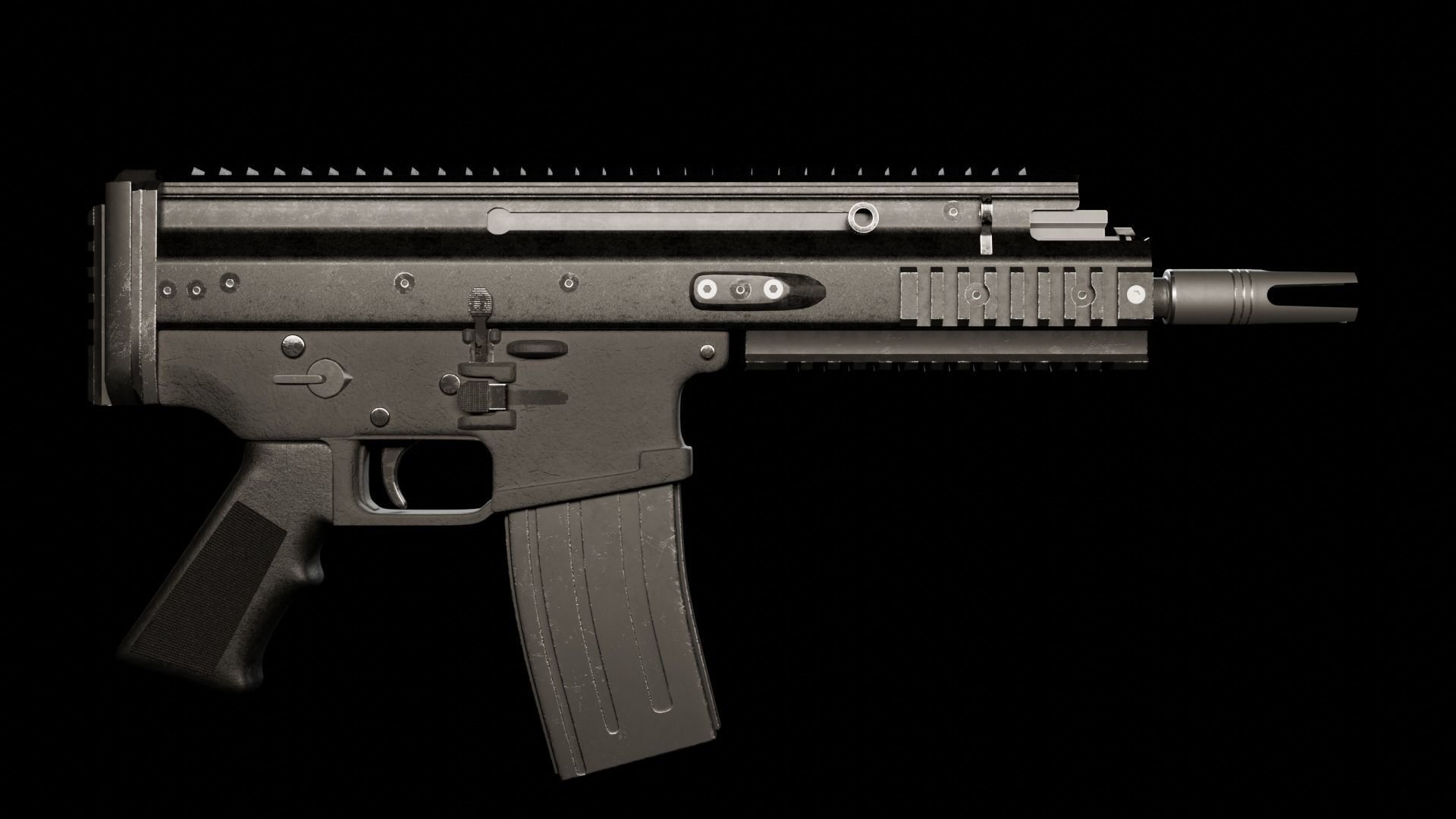 Scar-L 15P 3D model | CGTrader