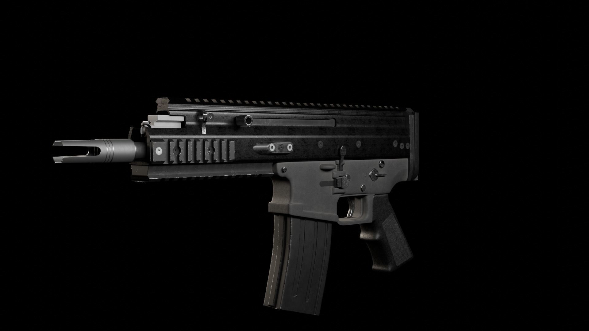Scar-L 15P 3D model | CGTrader