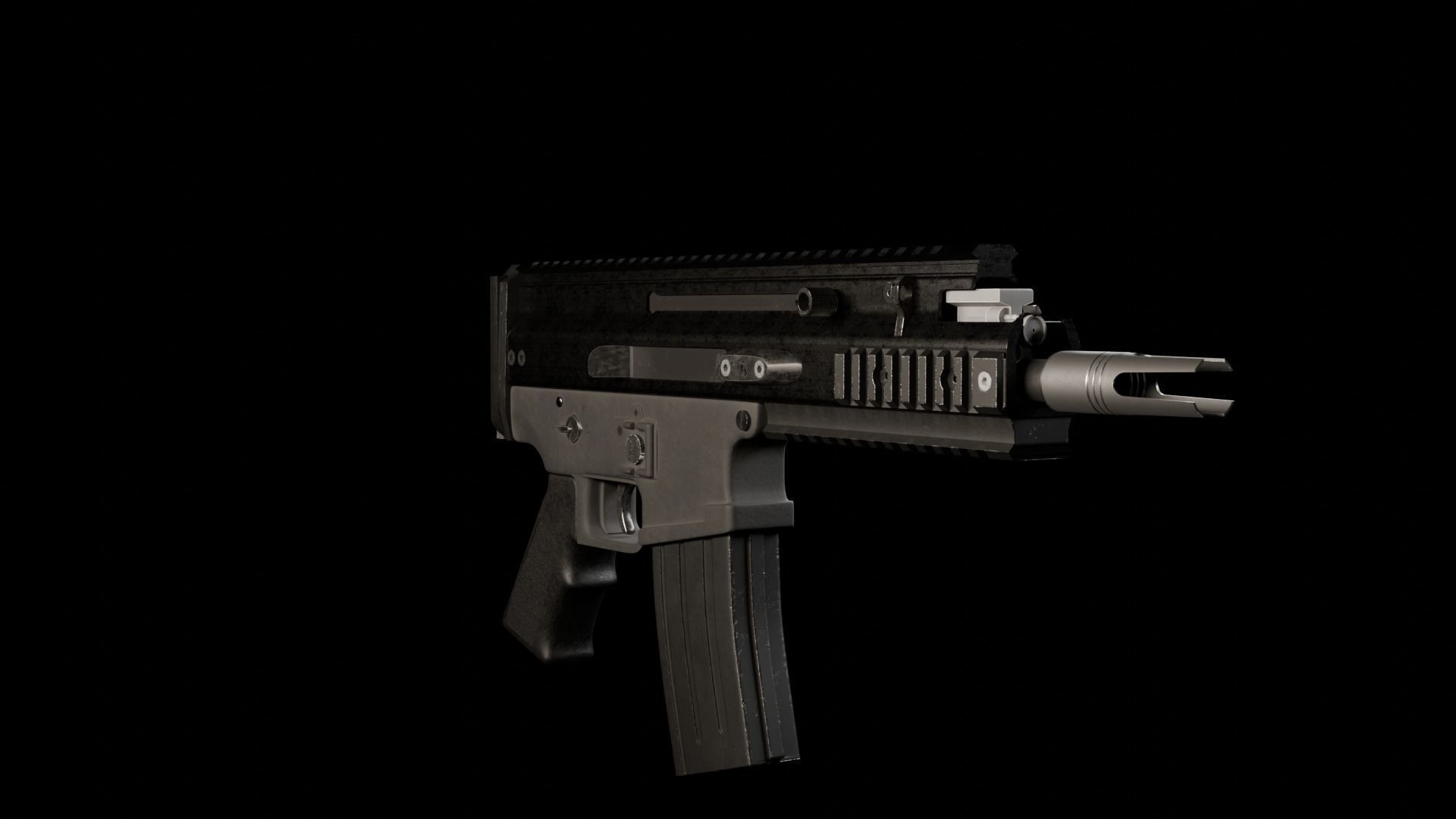 Scar-L 15P 3D model | CGTrader