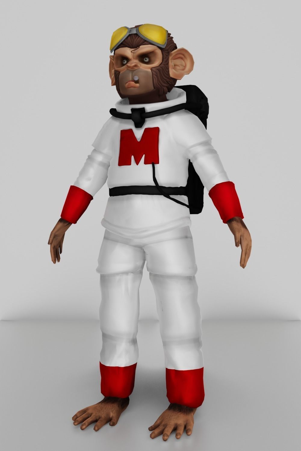 Space Monkey GTAV free VR / AR / low-poly 3D model | CGTrader
