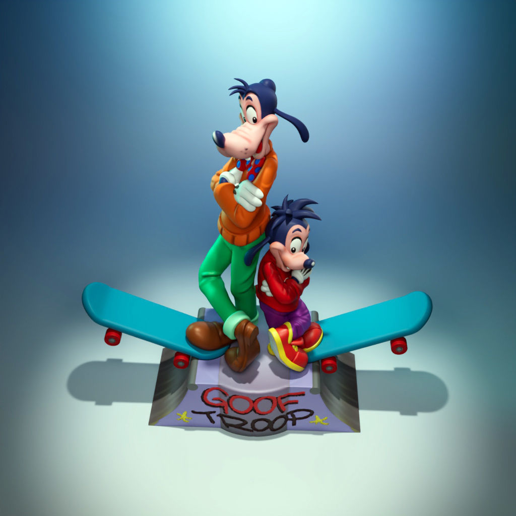 GOOF TROOP 3D model 3D printable | CGTrader
