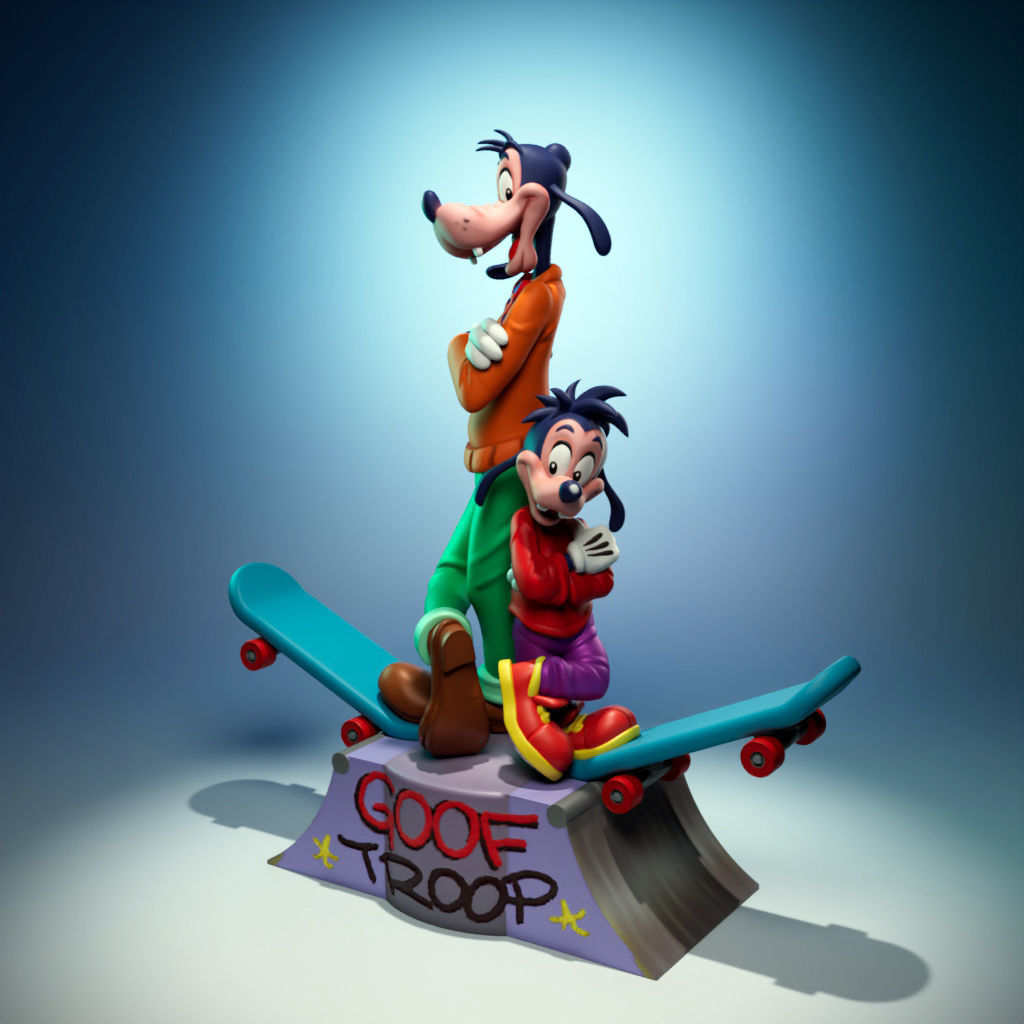 GOOF TROOP 3D model 3D printable | CGTrader