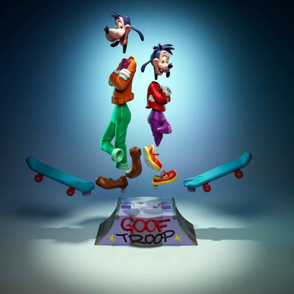 GOOF TROOP 3D model 3D printable | CGTrader