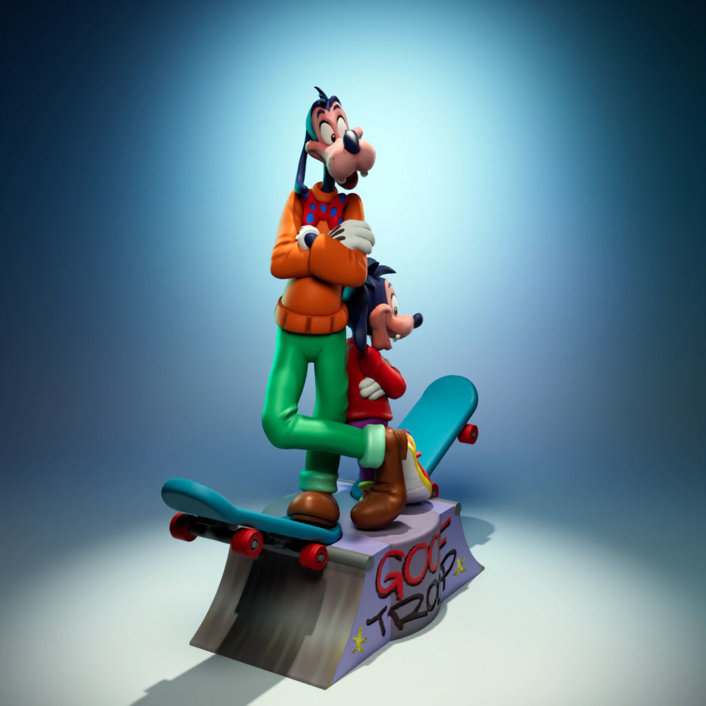 GOOF TROOP 3D model 3D printable | CGTrader