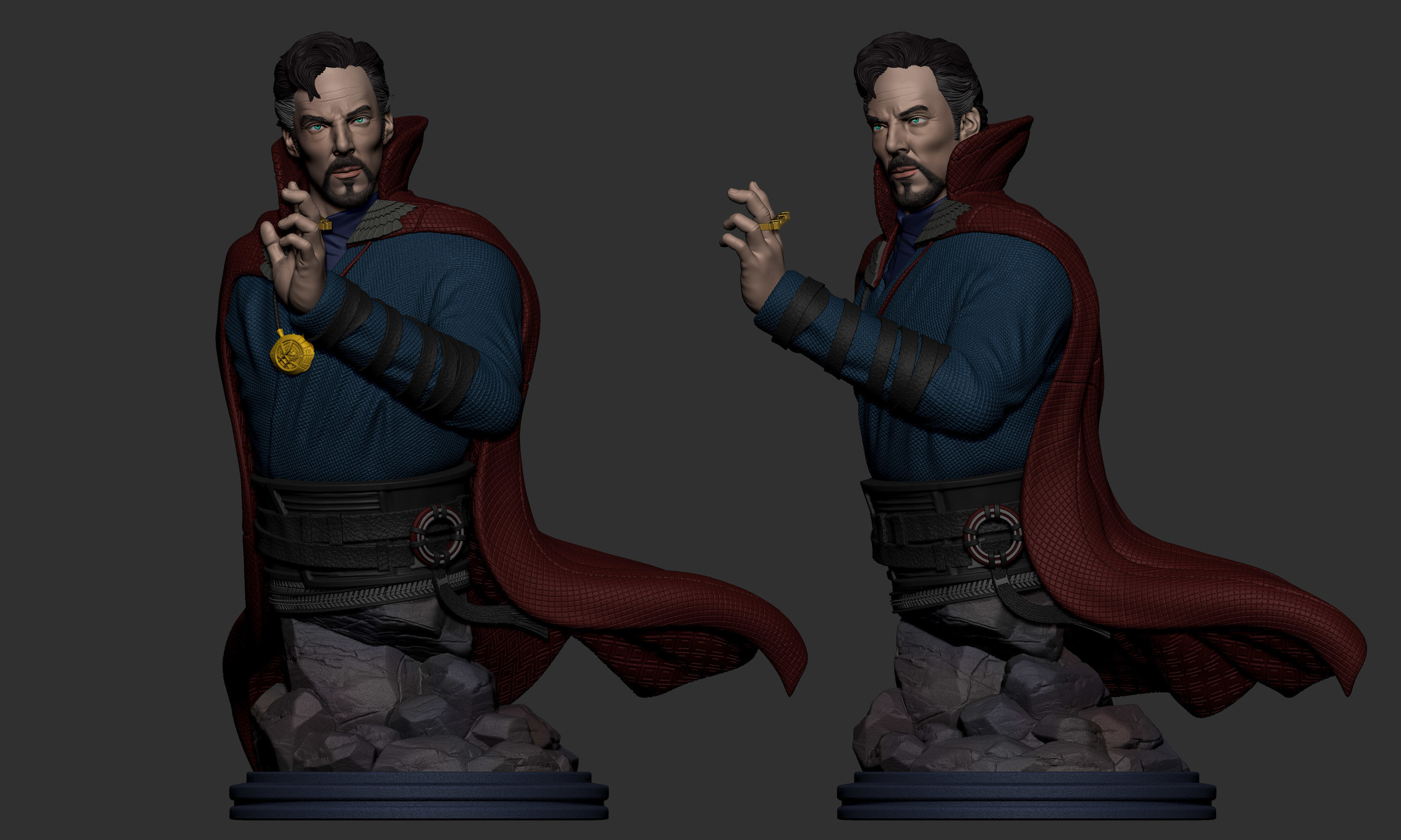 Bust Doctor strange 3D model 3D printable | CGTrader