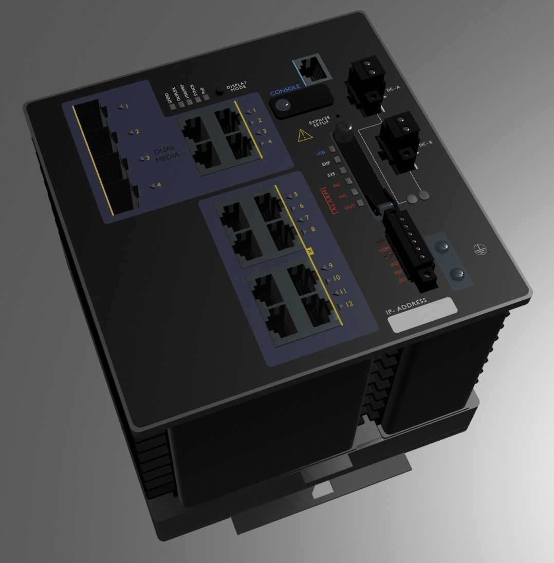 IE 4000 Switch 3D Model 3D model | CGTrader