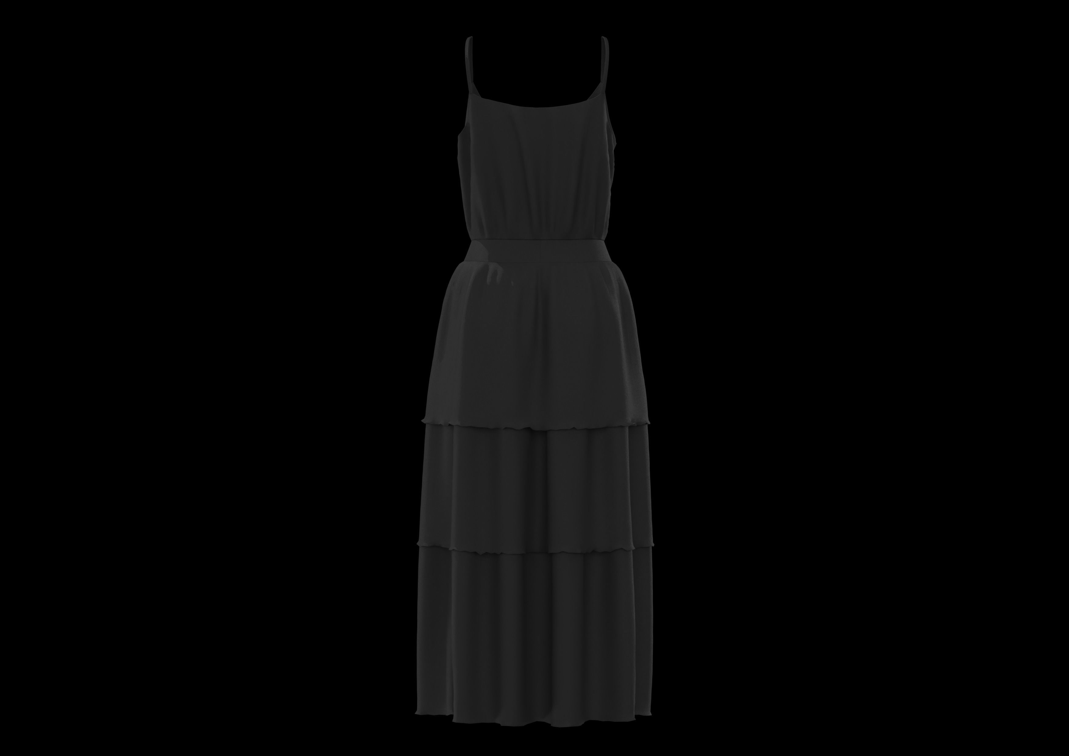 Black Dress free VR / AR / low-poly 3D model | CGTrader
