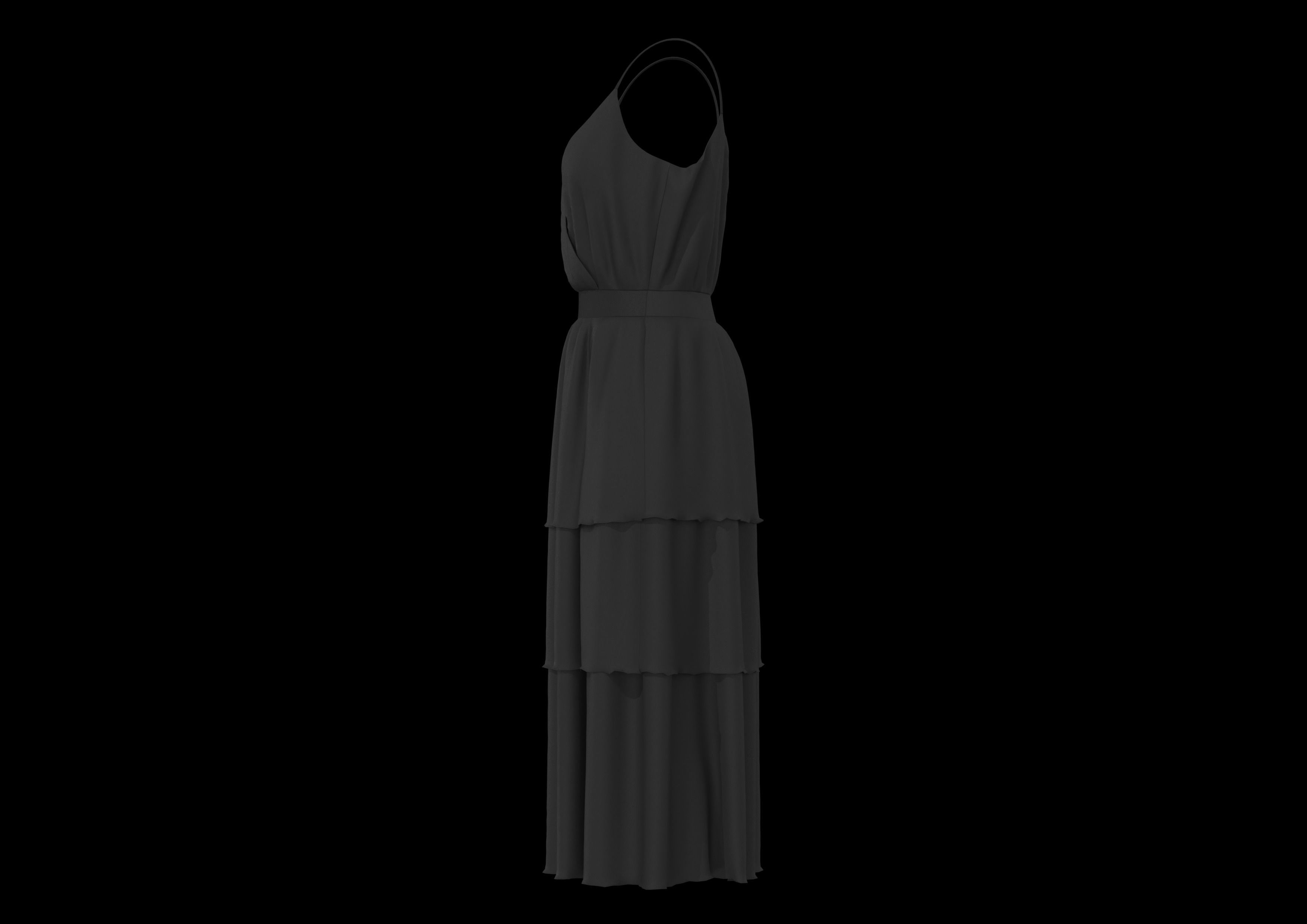 Black Dress free VR / AR / low-poly 3D model | CGTrader