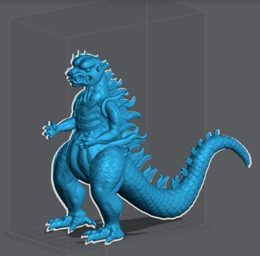 Oni Godzilla 3D model 3D printable | CGTrader