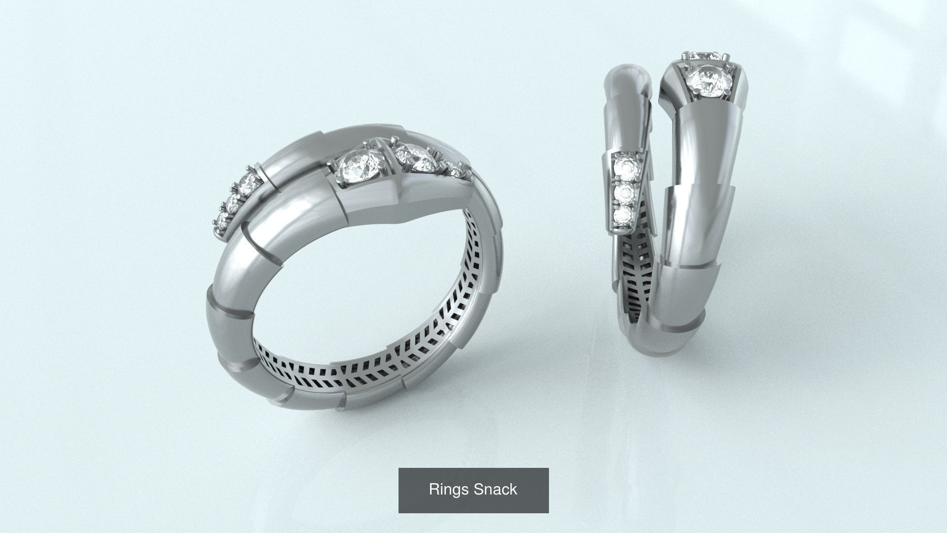 Rings 20 model 3D Model Collection 3D printable | CGTrader