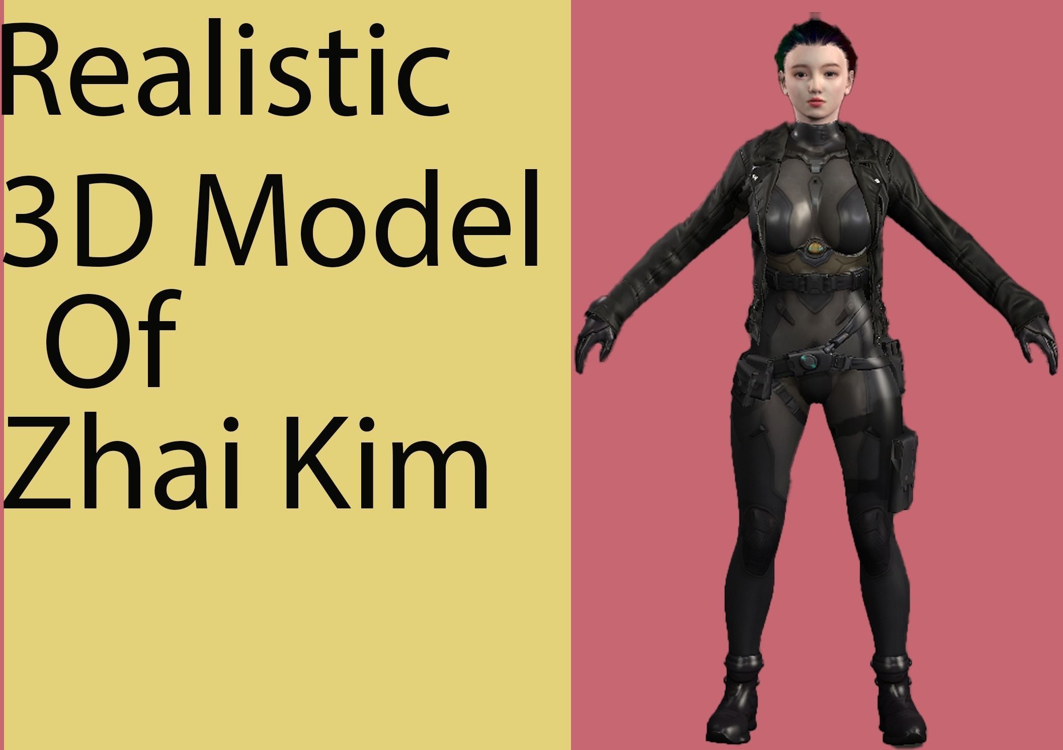 3D model Zhai Kim VR / AR / low-poly | CGTrader