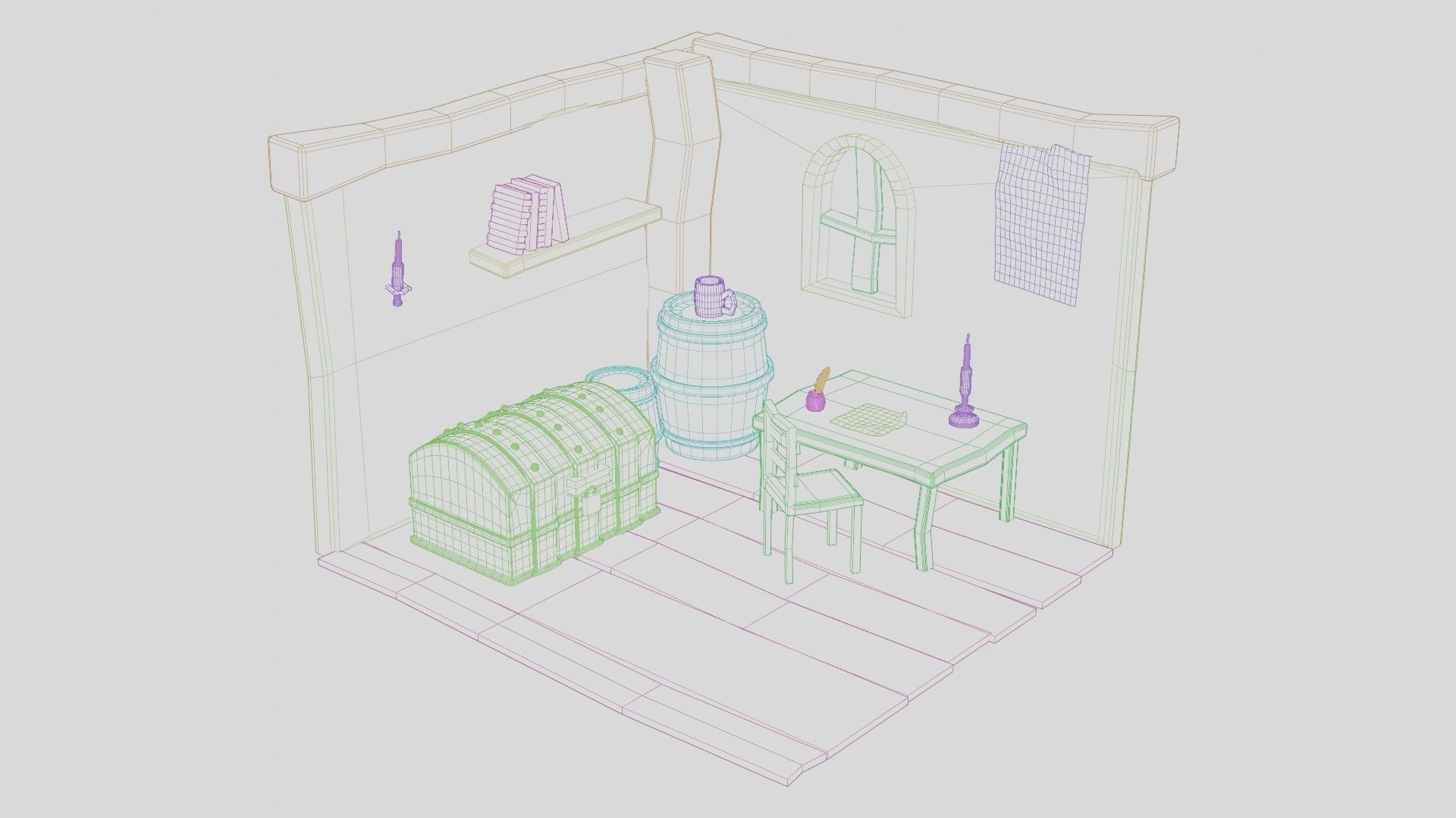 3D model Medieval Study room remake VR / AR / low-poly | CGTrader 3D model Medieval Study room remake VR / AR / low-poly | CGTrader