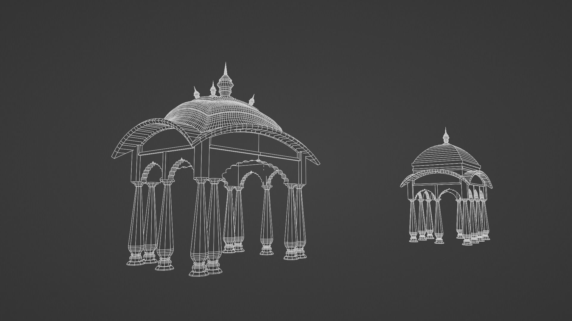 Indian architecture 3D model | CGTrader