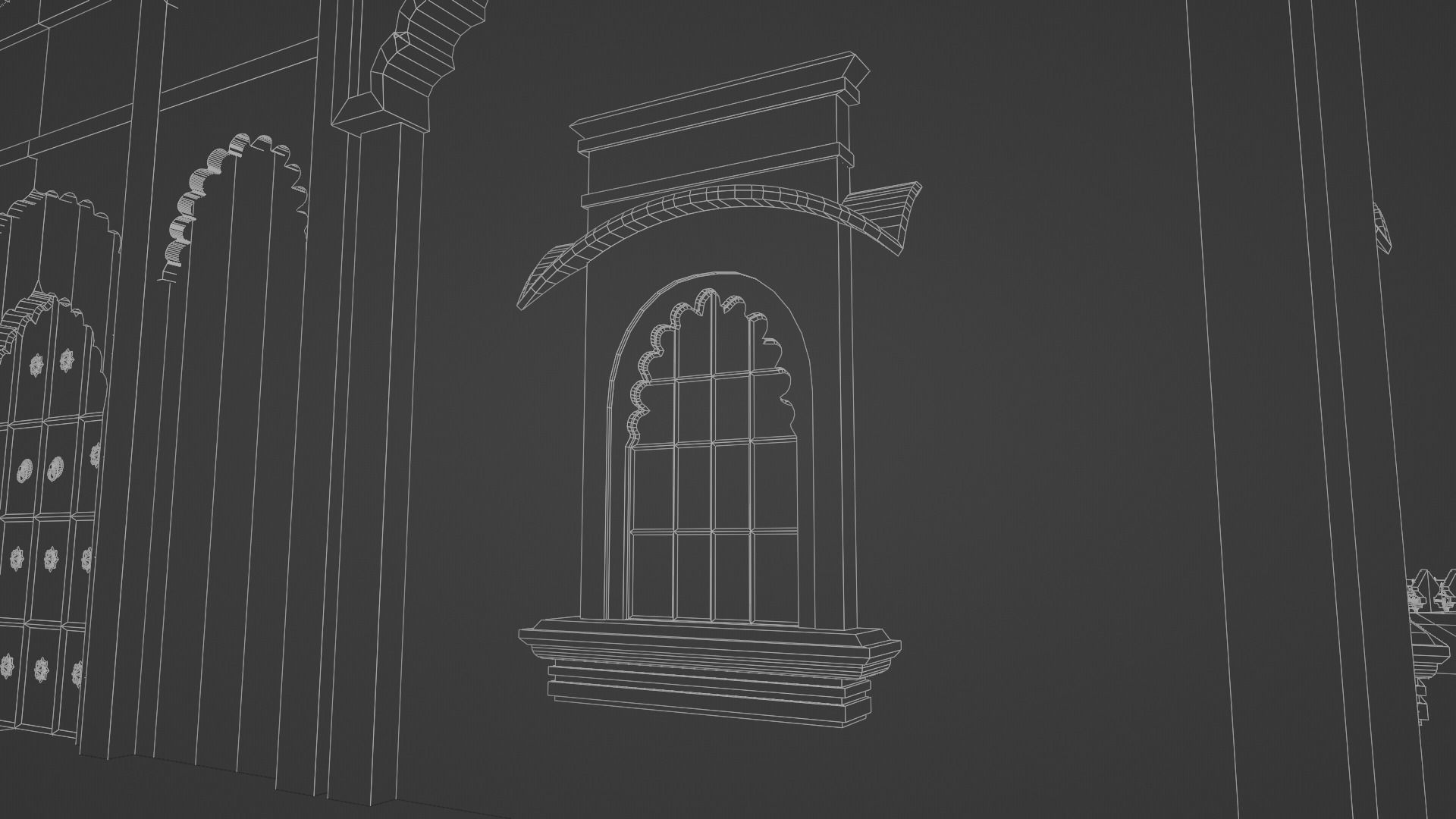 Indian architecture 3D model | CGTrader