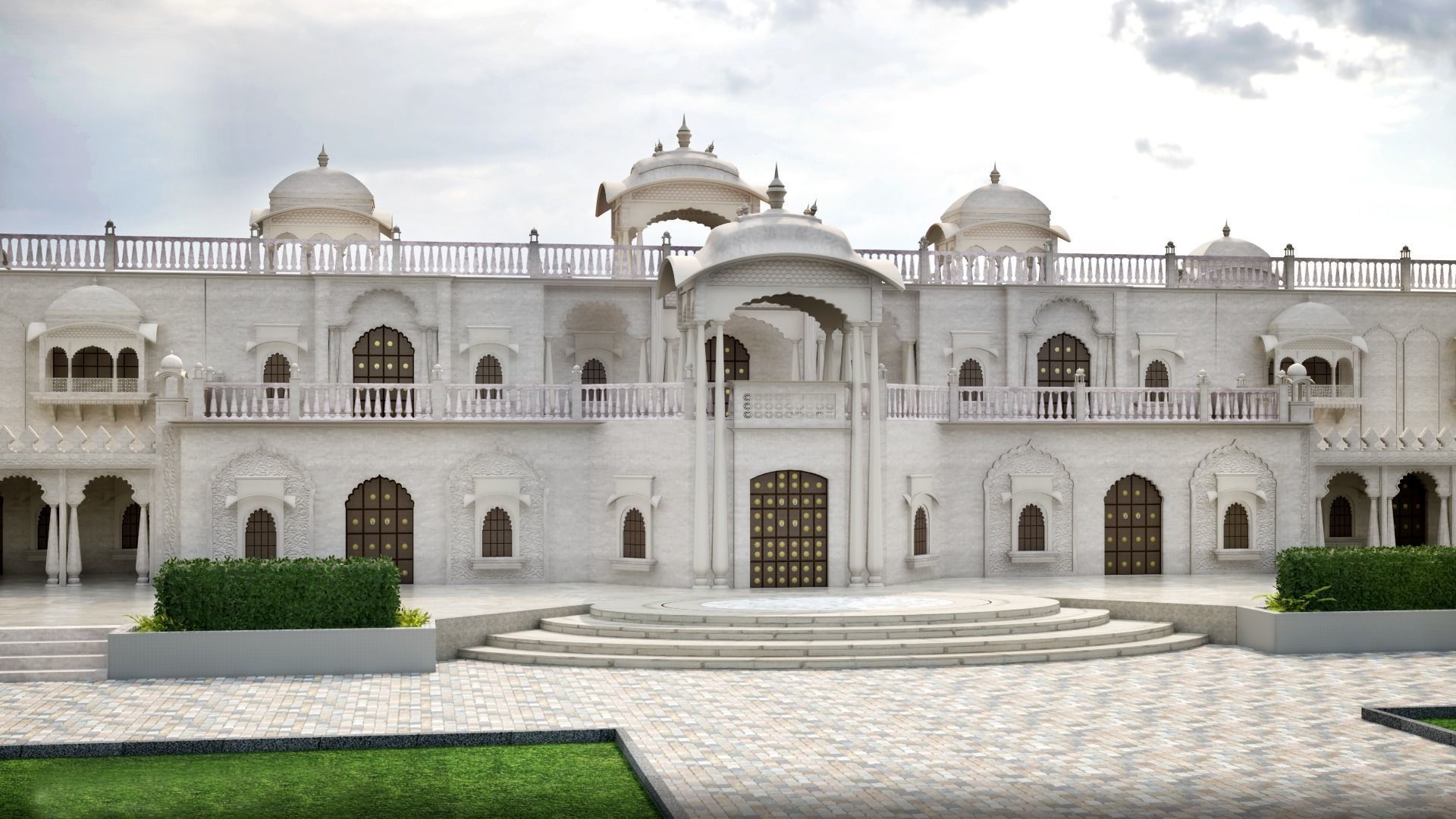 Indian architecture 3D model | CGTrader