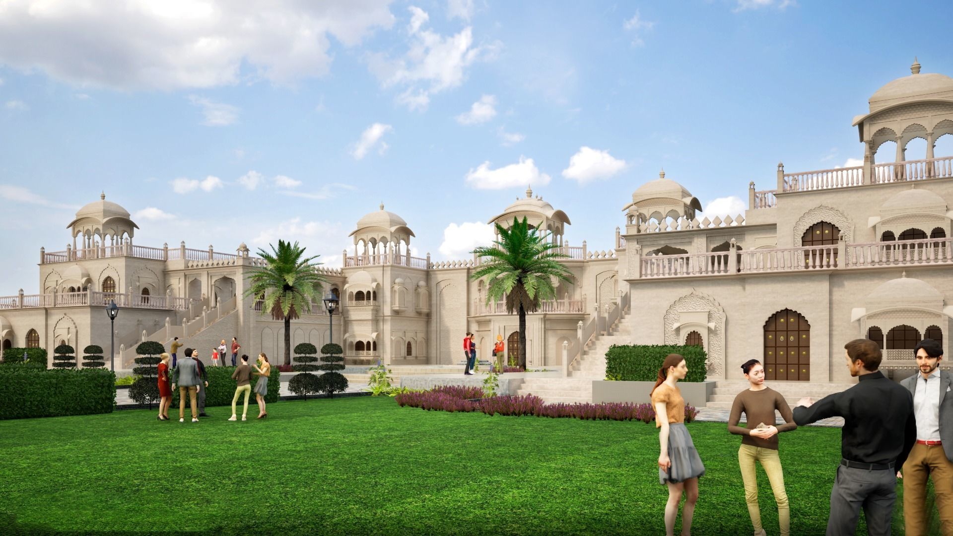 Indian architecture 3D model | CGTrader