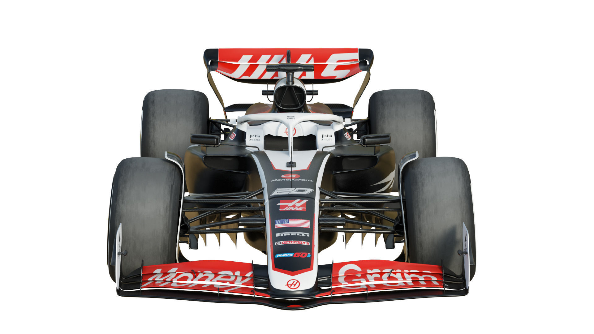 F1 Haas VF-24 2024 3D model | CGTrader