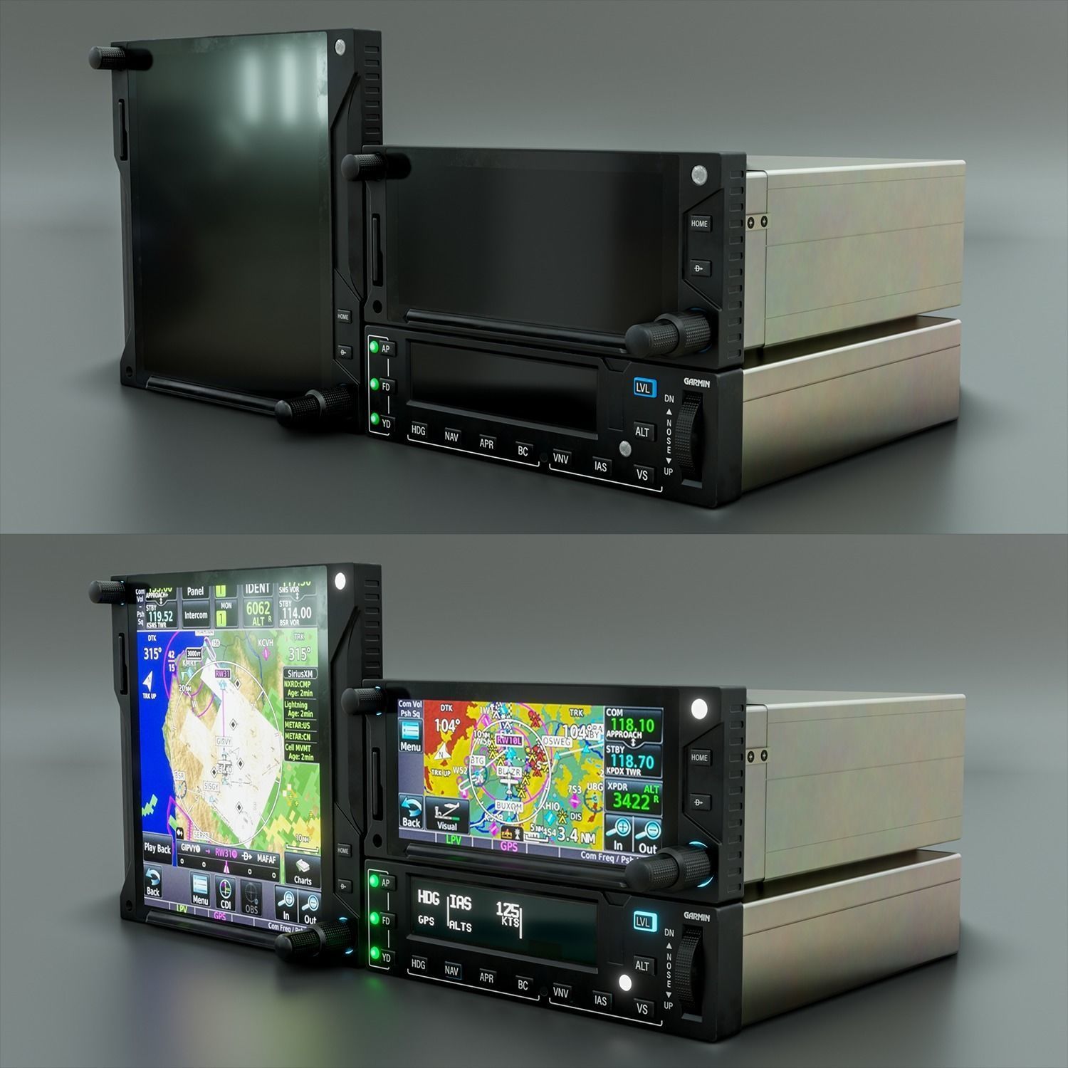 3D model Aircraft Navigation part 1 VR / AR / low-poly | CGTrader